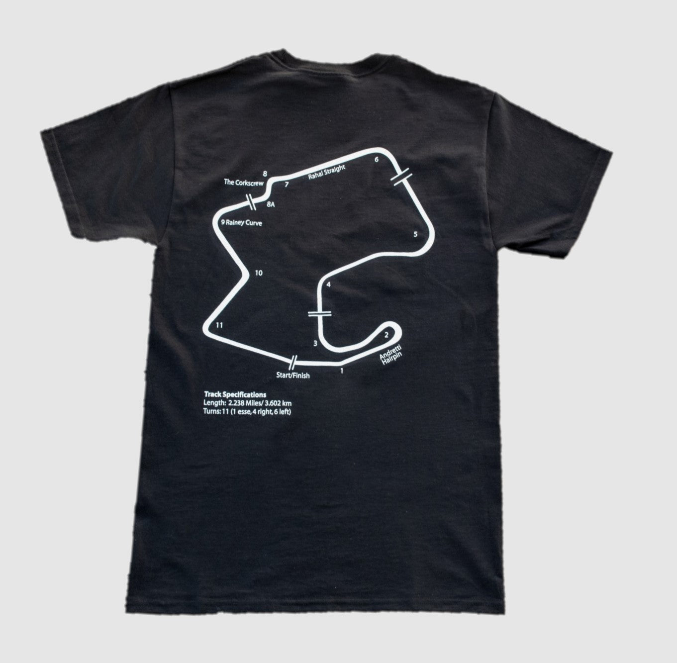 MENS TRACK TURN TEE – WeatherTech Raceway Laguna Seca